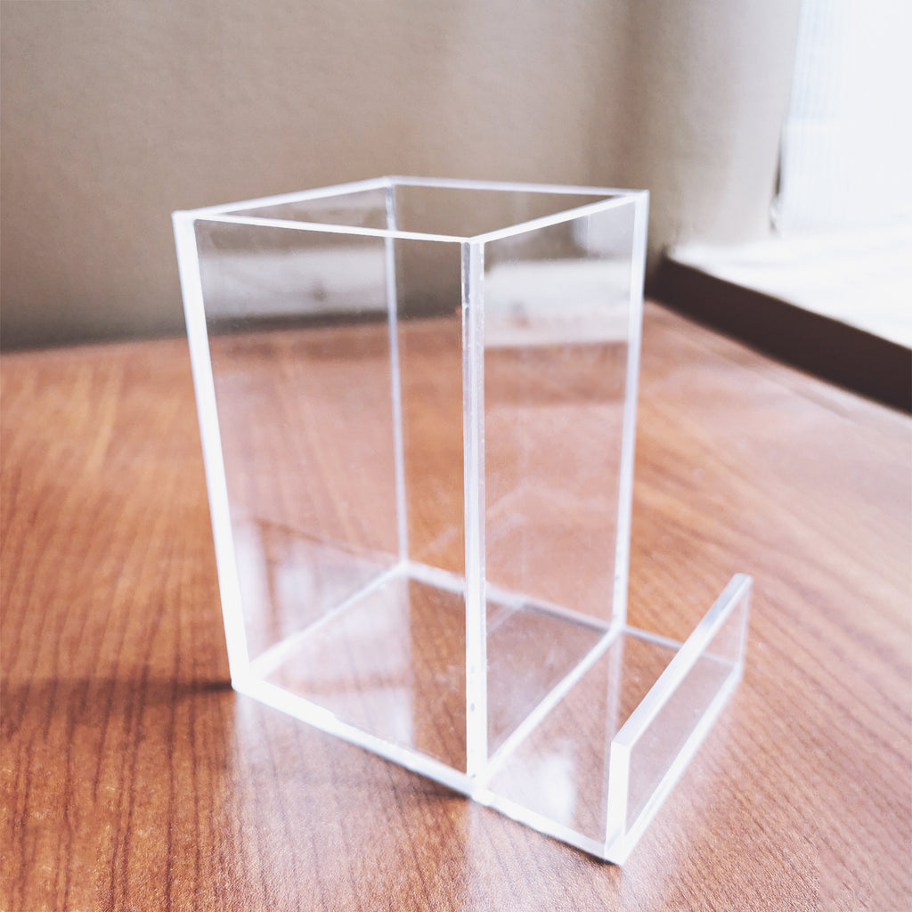 Desk Organizer | Pen Stand With Sticky Note Holder | PWD Acrylic Products